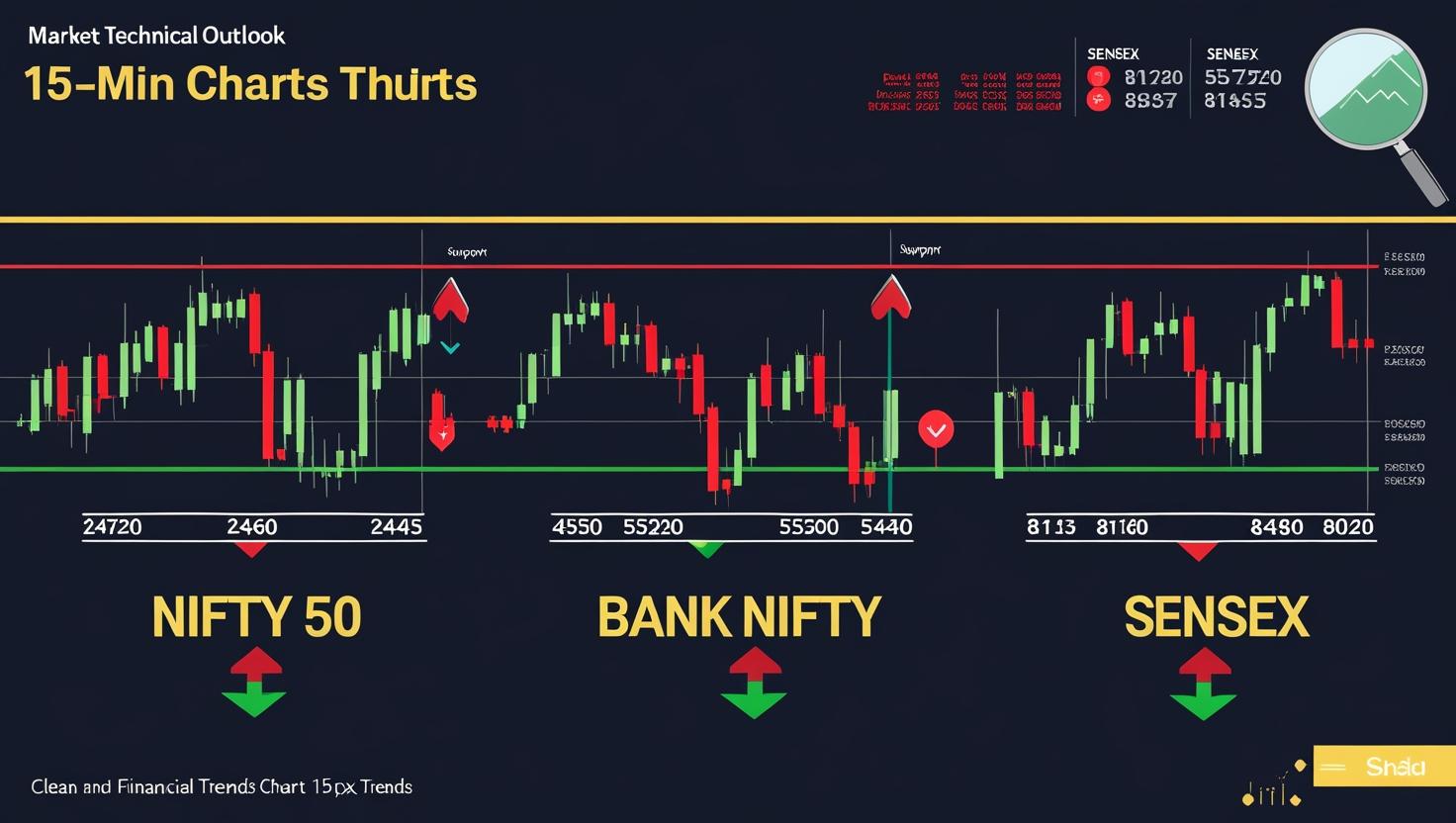 Market Trend Report: Nifty, Bank Nifty & Sensex Outlook Based on 15-Min ...
