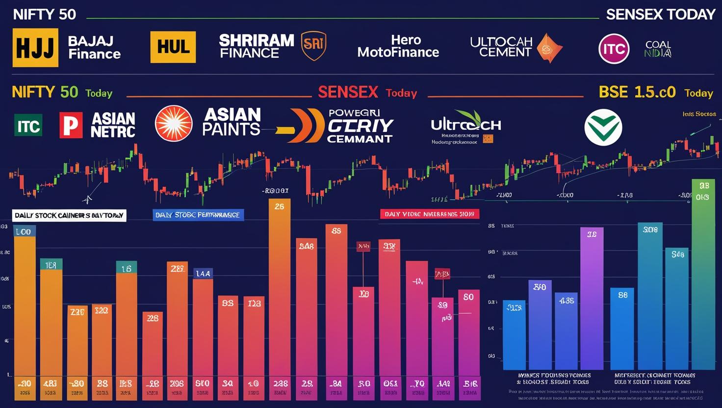 Indian Stock Market Ends Lower Amid Volatile Trade