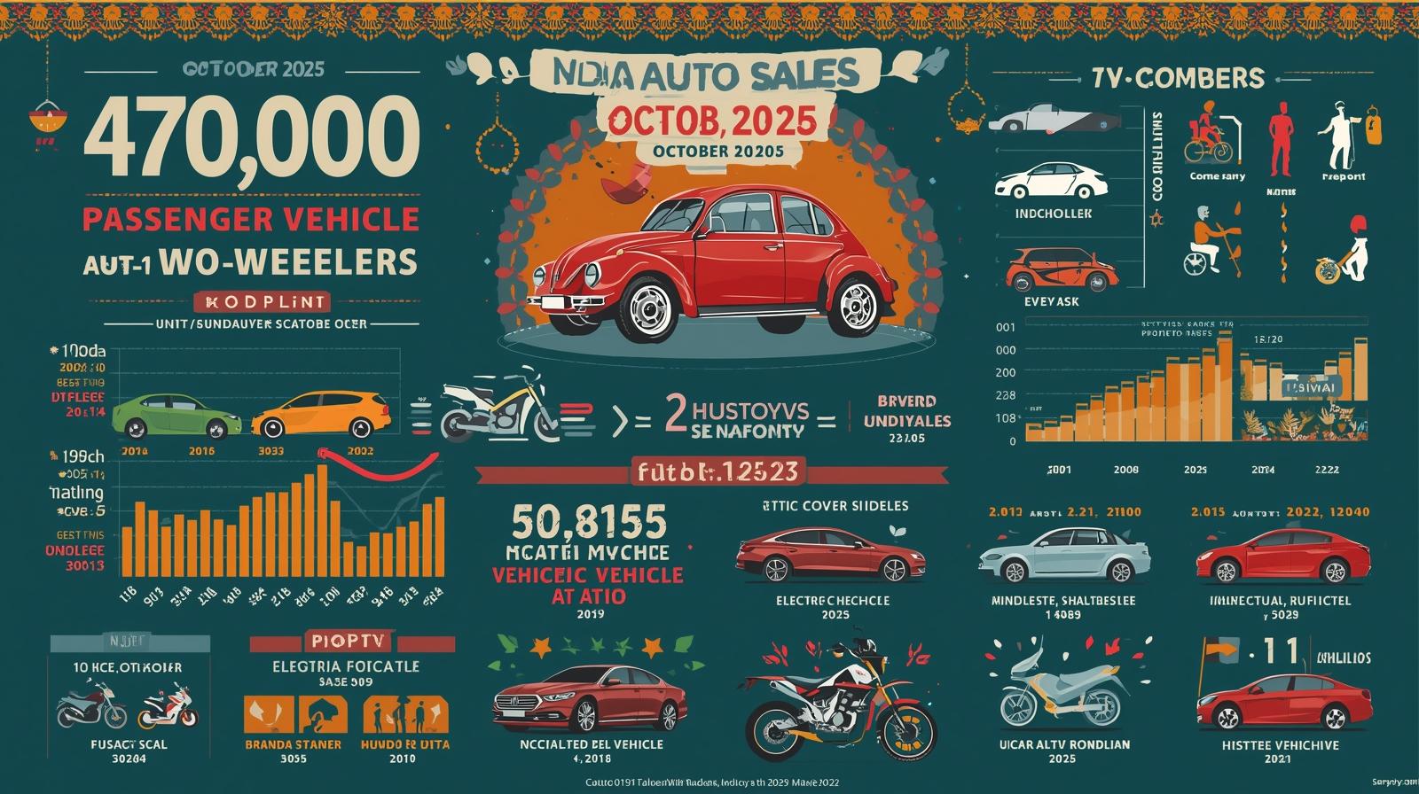 India Auto sales October 2025 Report – Record Festive Growth Across ...