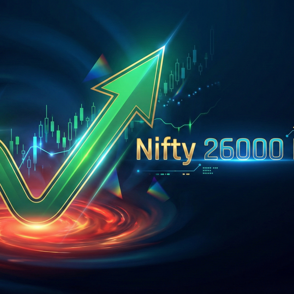 Indian Stock Market Today: Nifty Holds 26,000 Amid Global Weakness